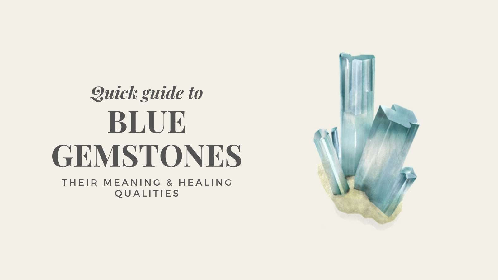Blue Crystals and Gemstones - Meaning and Healing Qualities – Manipura ...