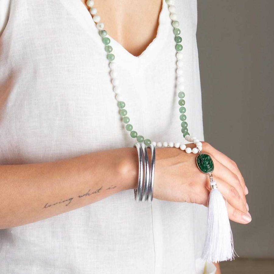 Custom Handmade Soul-Mala Necklace by Tati Hacmon | Manipura Malas