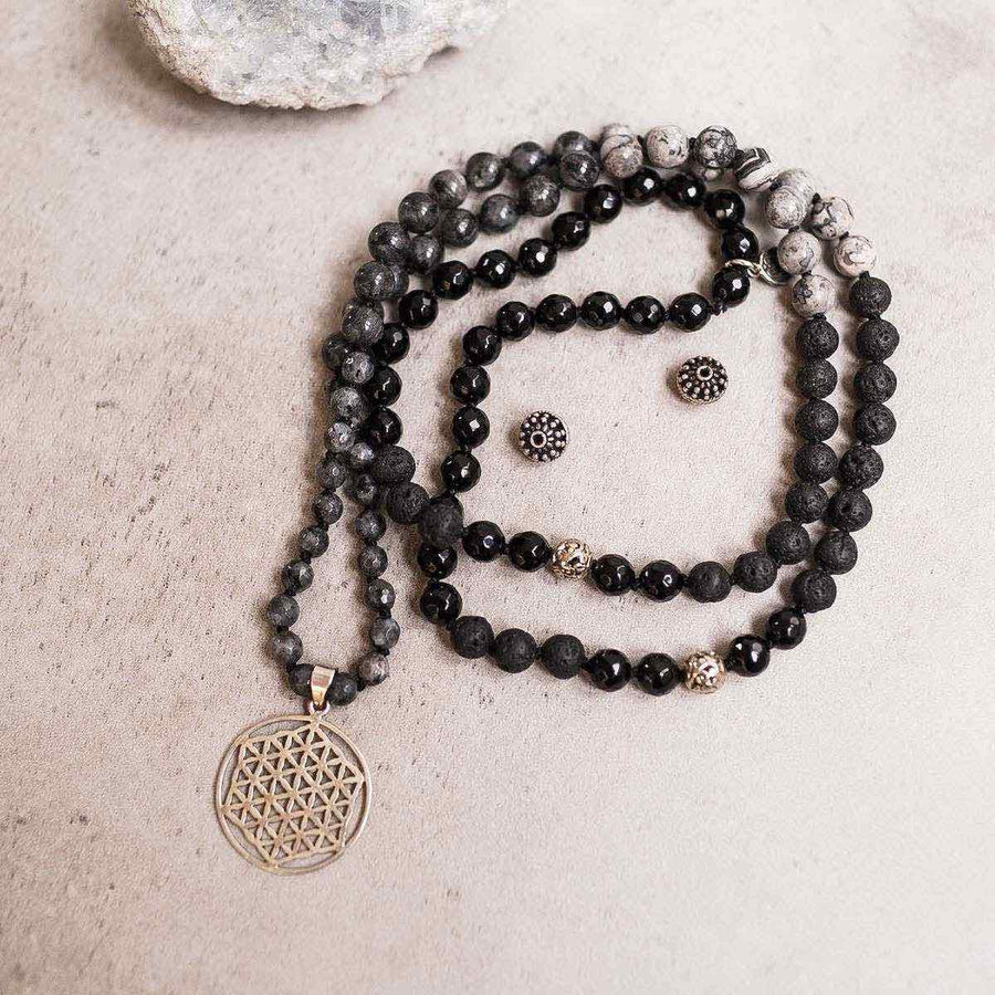 Connection Man Gemstone Mala | Manipura Malas